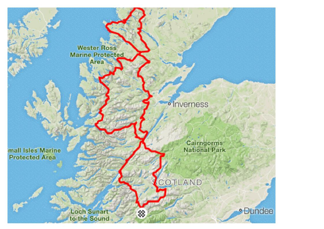 A rugged and remote ride through stunning Scottish scenery for ...