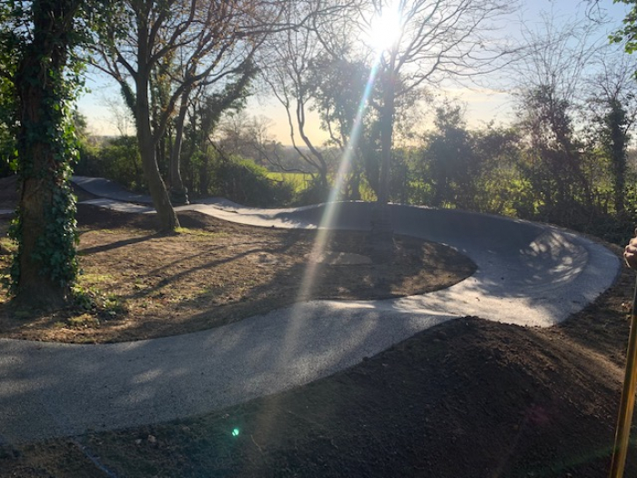 A great all-weather pump track designed and built by Clark & Kent ...