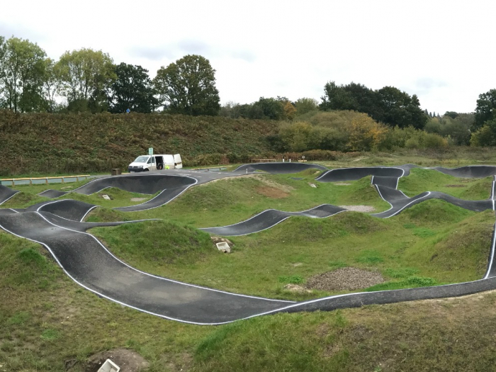 A pump track and a great jump track with a good flow and suitable for ...
