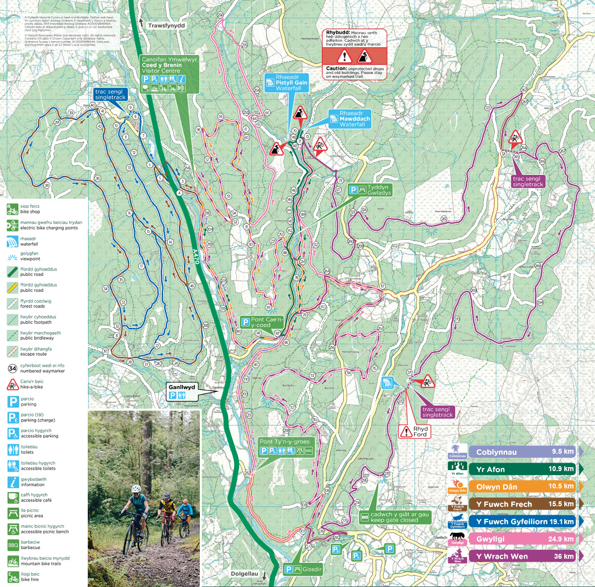 Coed y Brenin opens six gravel-specific cycle routes