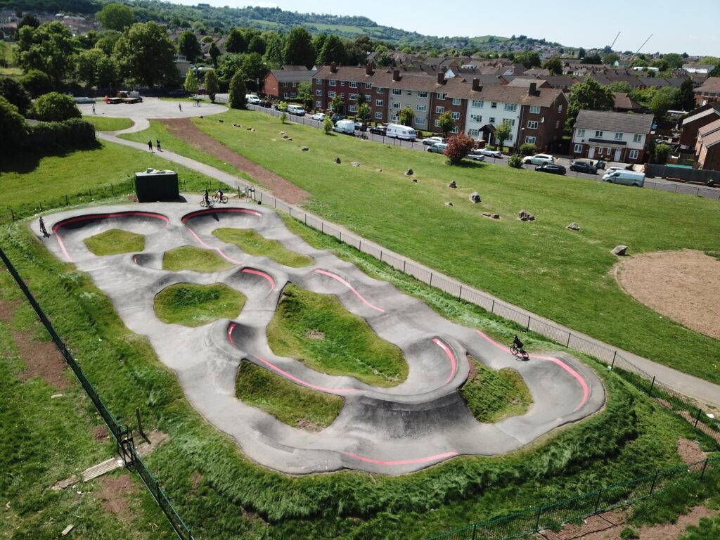 Bulit by Velosolutions, this 175 metre smooth track provides multiple ...